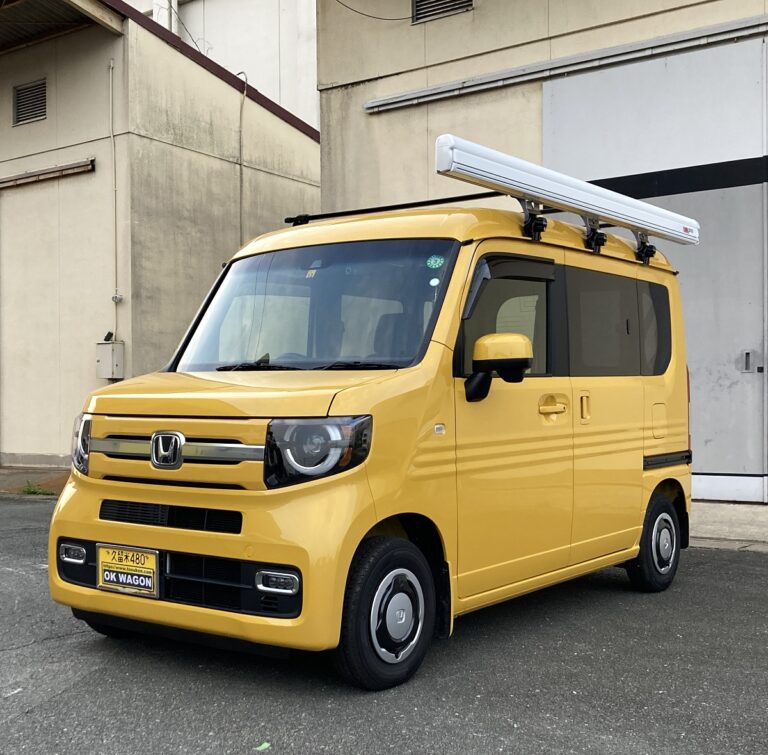 Nvanにサイドオーニング＆フローリング | 軽キャンピングカー・OKワゴン